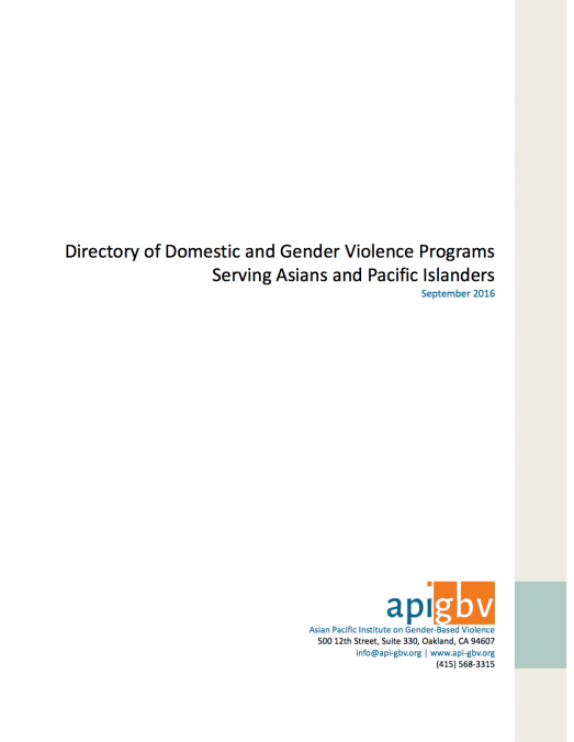 Homepage - Asian Pacific Institute on Gender Based Violence Website