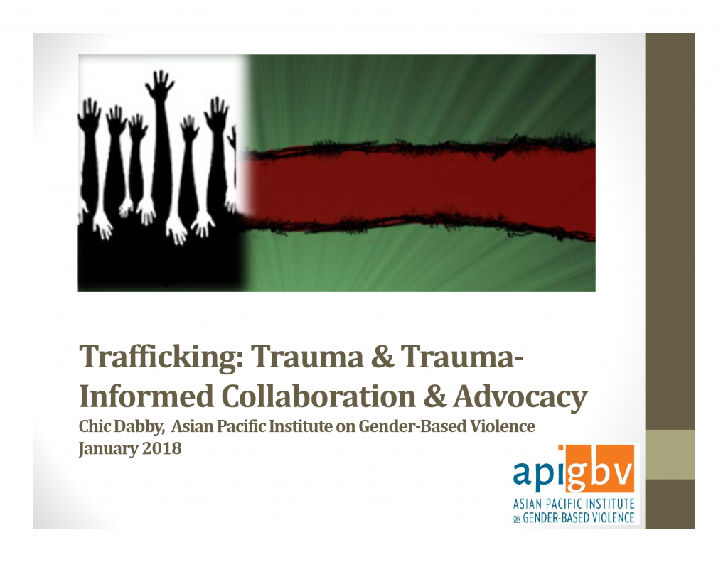 tf-trauma-cover - Asian Pacific Institute on Gender Based Violence Website